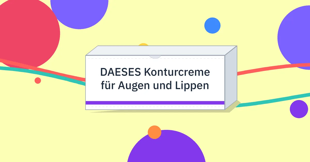 Symbolbild: Packung mit der Aufschrift DAESES Konturcreme für Augen und Lippen (PZN 18099016) – Verfügbarkeit und Bezug in Apotheken in Frankfurt am Main