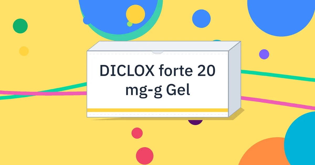 Symbolbild: Packung mit der Aufschrift DICLOX forte 20 mg-g Gel (PZN 16704996) – Verfügbarkeit und Bezug in Apotheken in Frankfurt am Main