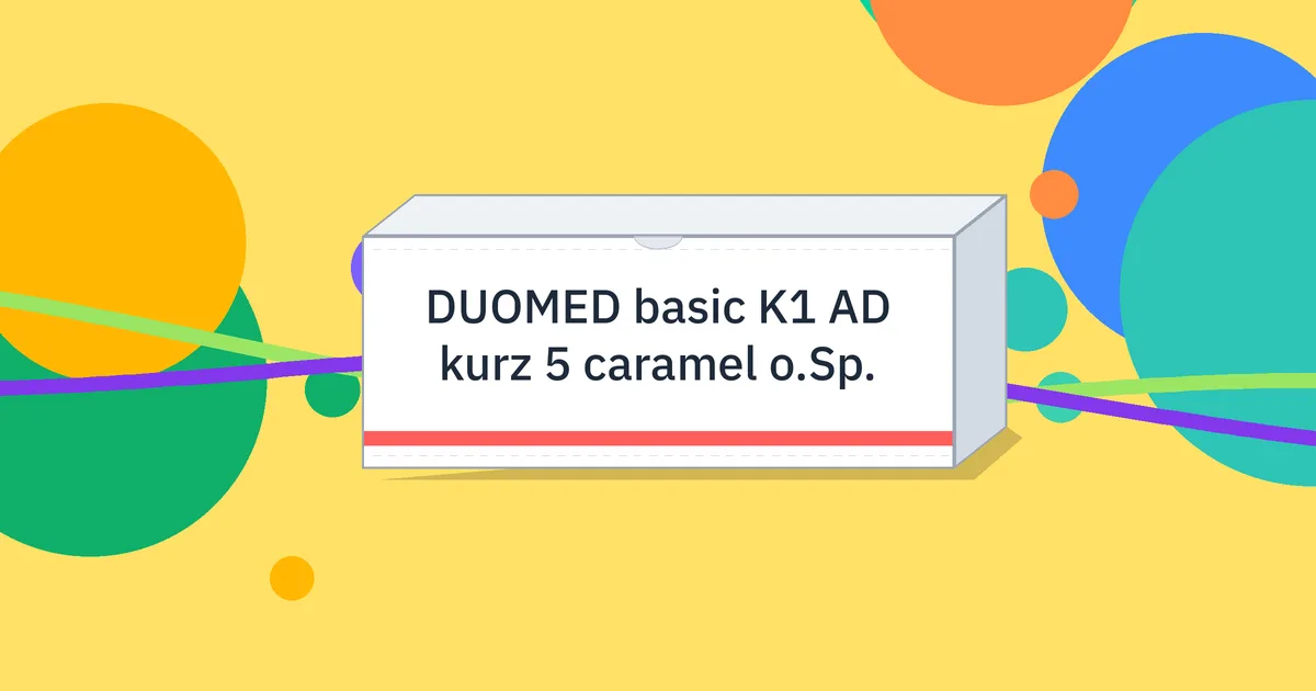 Symbolbild: Packung mit der Aufschrift DUOMED basic K1 AD kurz 5 caramel o.Sp. (PZN 20903939) – Verfügbarkeit und Bezug in Apotheken in Frankfurt am Main