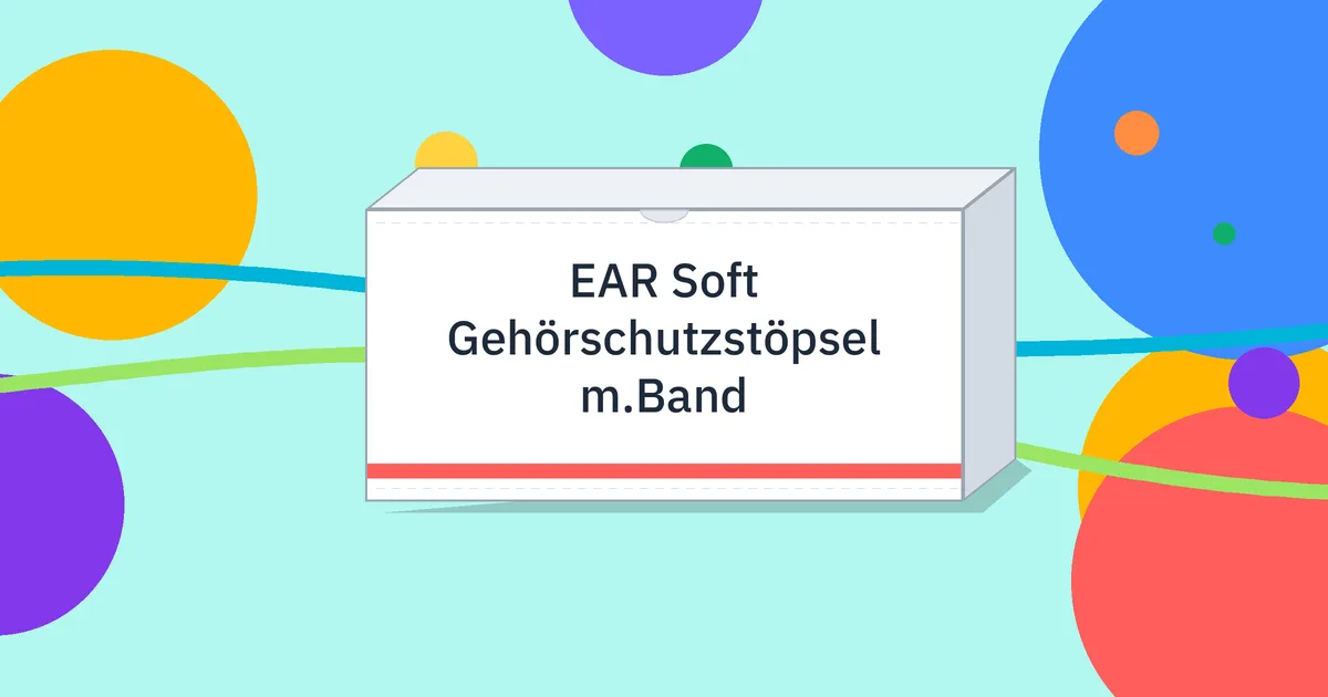 Symbolbild: Packung mit der Aufschrift EAR Soft Gehörschutzstöpsel m.Band (PZN 01785701) – Verfügbarkeit und Bezug in Apotheken in Frankfurt am Main