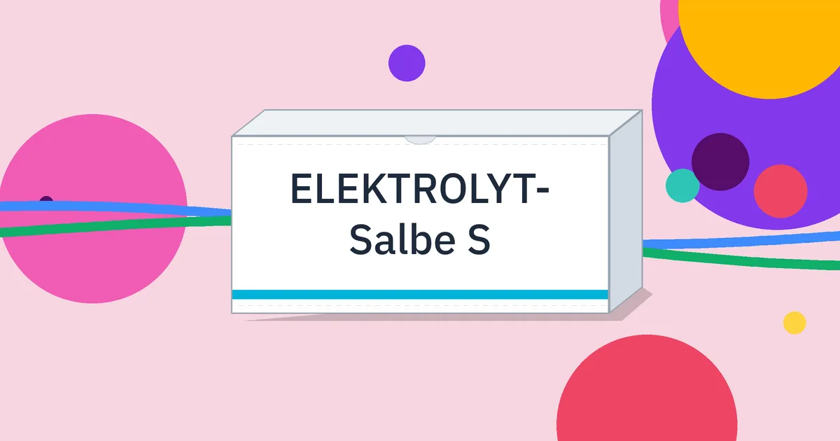 Symbolbild: Packung mit der Aufschrift ELEKTROLYT-Salbe S (PZN 12496733) – Verfügbarkeit und Bezug in Apotheken in Frankfurt am Main
