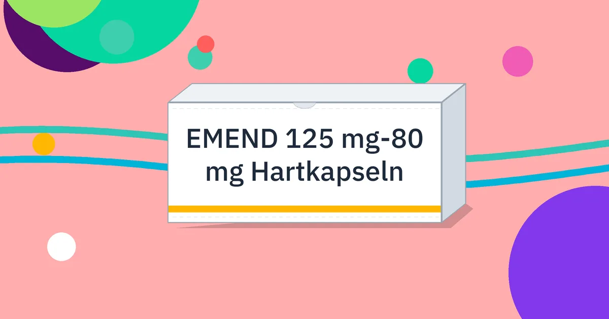 Symbolbild: Packung mit der Aufschrift EMEND 125 mg-80 mg Hartkapseln (PZN 10220501) – Verfügbarkeit und Bezug in Apotheken in Frankfurt am Main