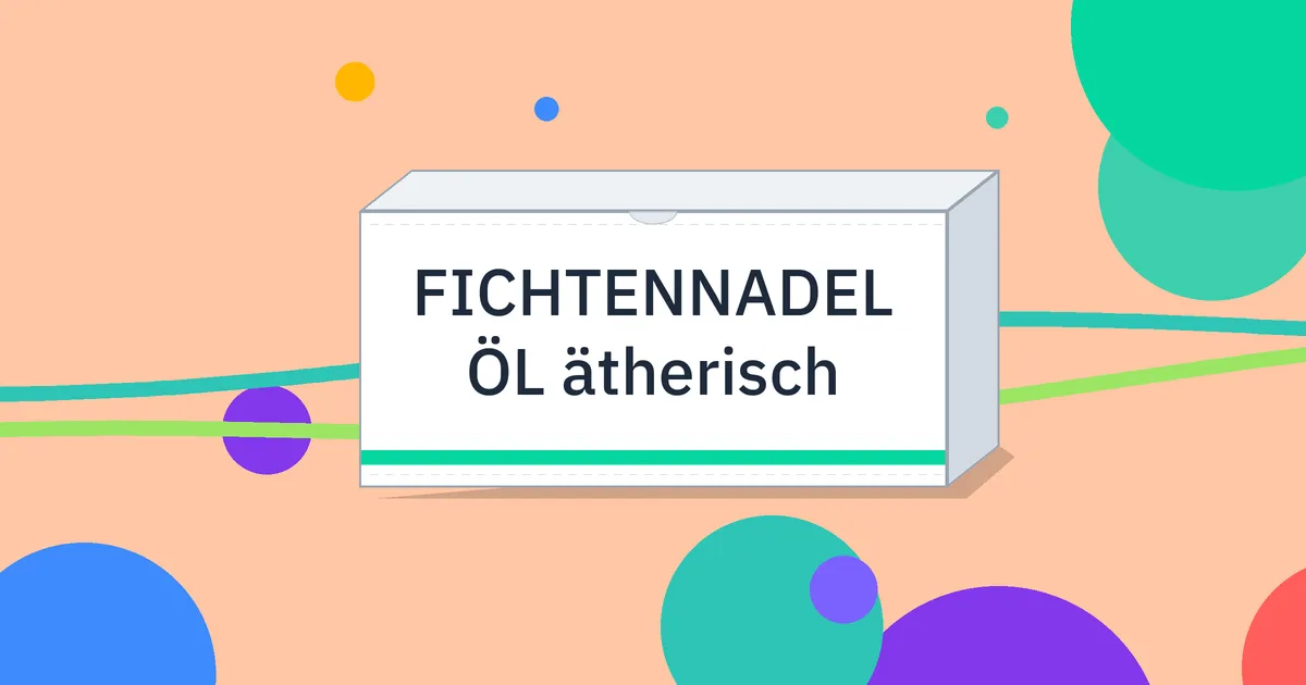 Symbolbild: Packung mit der Aufschrift FICHTENNADEL ÖL ätherisch (PZN 01213347) – Verfügbarkeit und Bezug in Apotheken in Frankfurt am Main