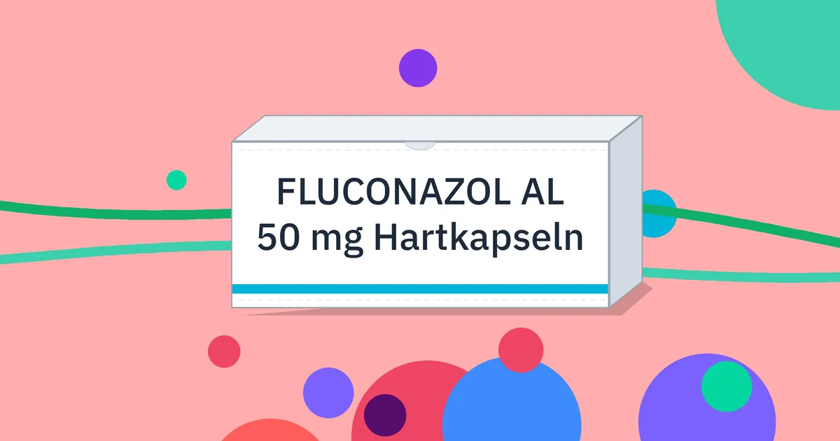 Symbolbild: Packung mit der Aufschrift FLUCONAZOL AL 50 mg Hartkapseln (PZN 09424351) – Verfügbarkeit und Bezug in Apotheken in Frankfurt am Main
