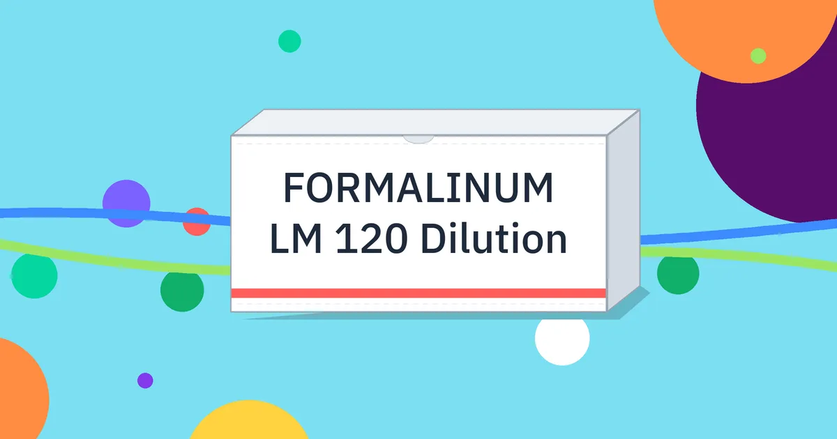 Symbolbild: Packung mit der Aufschrift FORMALINUM LM 120 Dilution (PZN 12873905) – Verfügbarkeit und Bezug in Apotheken in Frankfurt am Main