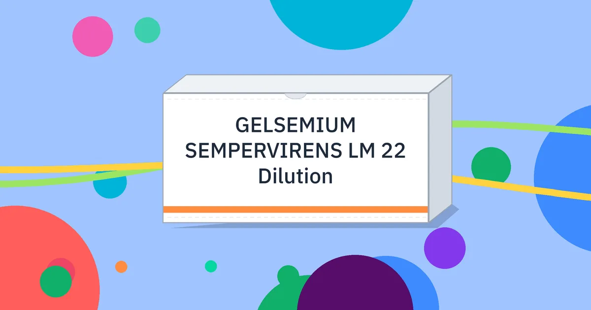 Symbolbild: Packung mit der Aufschrift GELSEMIUM SEMPERVIRENS LM 22 Dilution (PZN 12875850) – Verfügbarkeit und Bezug in Apotheken in Frankfurt am Main