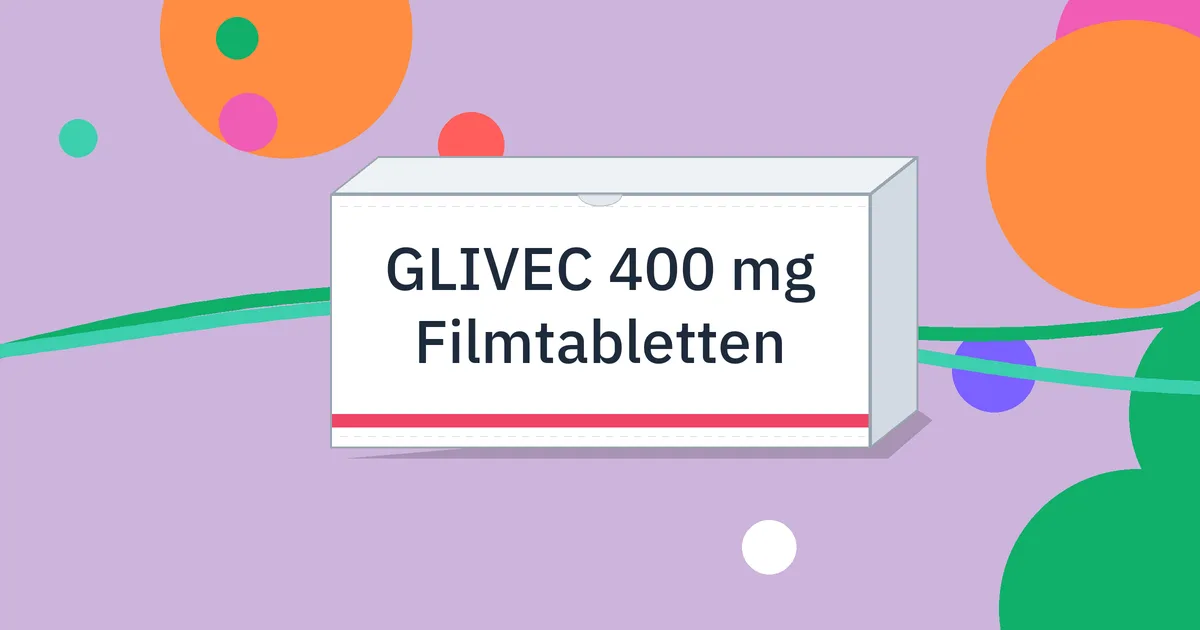 Symbolbild: Packung mit der Aufschrift GLIVEC 400 mg Filmtabletten (PZN 01755195) – Verfügbarkeit und Bezug in Apotheken in Frankfurt am Main