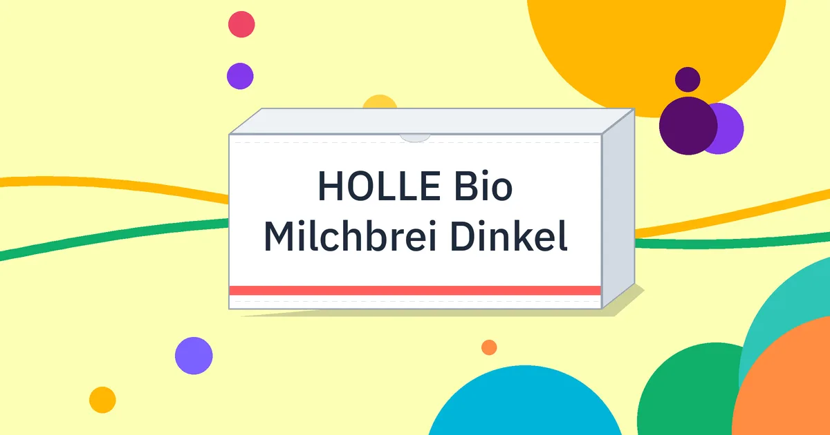 Symbolbild: Packung mit der Aufschrift HOLLE Bio Milchbrei Dinkel (PZN 02909306) – Verfügbarkeit und Bezug in Apotheken in Frankfurt am Main