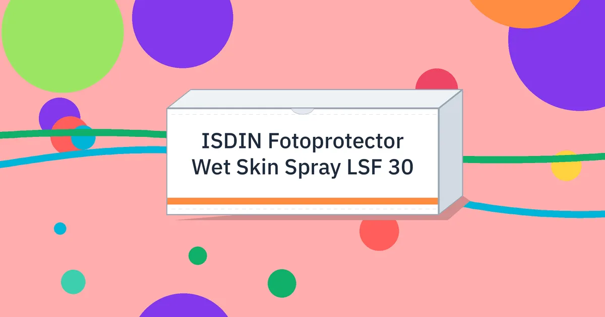 Symbolbild: Packung mit der Aufschrift ISDIN Fotoprotector Wet Skin Spray LSF 30 (PZN 18139922) – Verfügbarkeit und Bezug in Apotheken in Frankfurt am Main