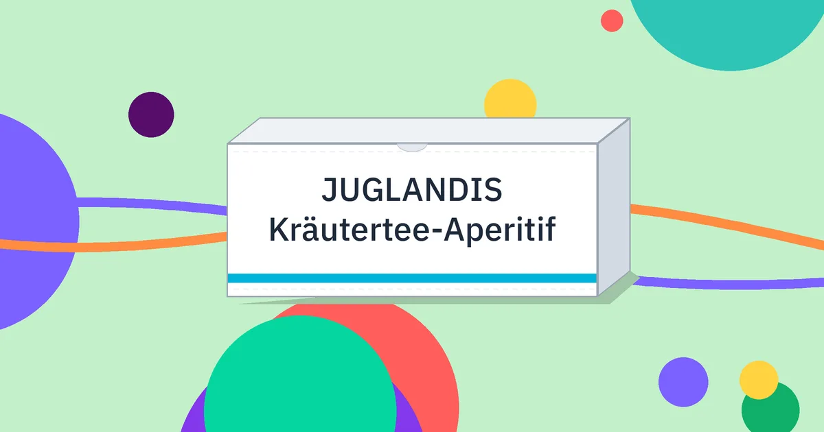 Symbolbild: Packung mit der Aufschrift JUGLANDIS Kräutertee-Aperitif (PZN 15242714) – Verfügbarkeit und Bezug in Apotheken in Frankfurt am Main