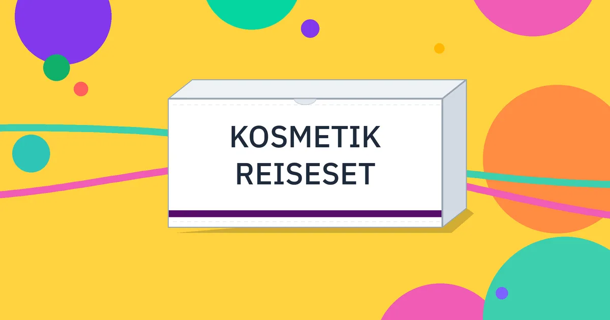 Symbolbild: Packung mit der Aufschrift KOSMETIK REISESET (PZN 15251707) – Verfügbarkeit und Bezug in Apotheken in Frankfurt am Main