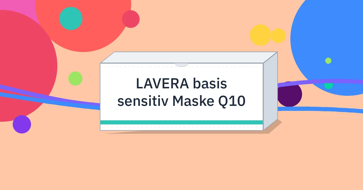 Symbolbild: Packung mit der Aufschrift LAVERA basis sensitiv Maske Q10 (PZN 17828045) – Verfügbarkeit und Bezug in Apotheken in Frankfurt am Main