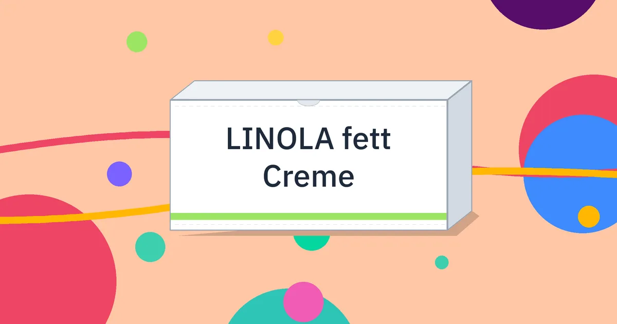 Symbolbild: Packung mit der Aufschrift LINOLA fett Creme (PZN 01875315) – Verfügbarkeit und Bezug in Apotheken in Frankfurt am Main