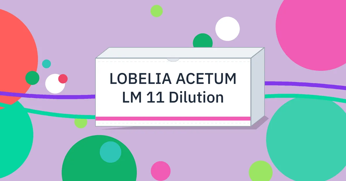 Symbolbild: Packung mit der Aufschrift LOBELIA ACETUM LM 11 Dilution (PZN 13532448) – Verfügbarkeit und Bezug in Apotheken in Frankfurt am Main
