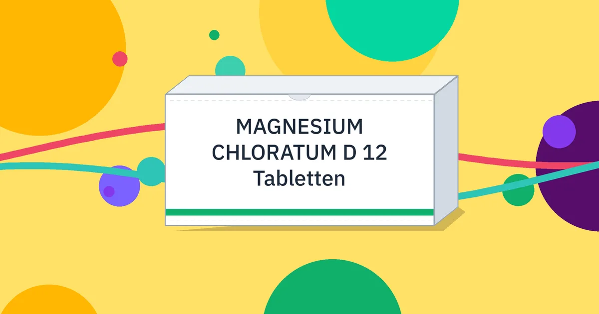 Symbolbild: Packung mit der Aufschrift MAGNESIUM CHLORATUM D 12 Tabletten (PZN 02802956) – Verfügbarkeit und Bezug in Apotheken in Frankfurt am Main