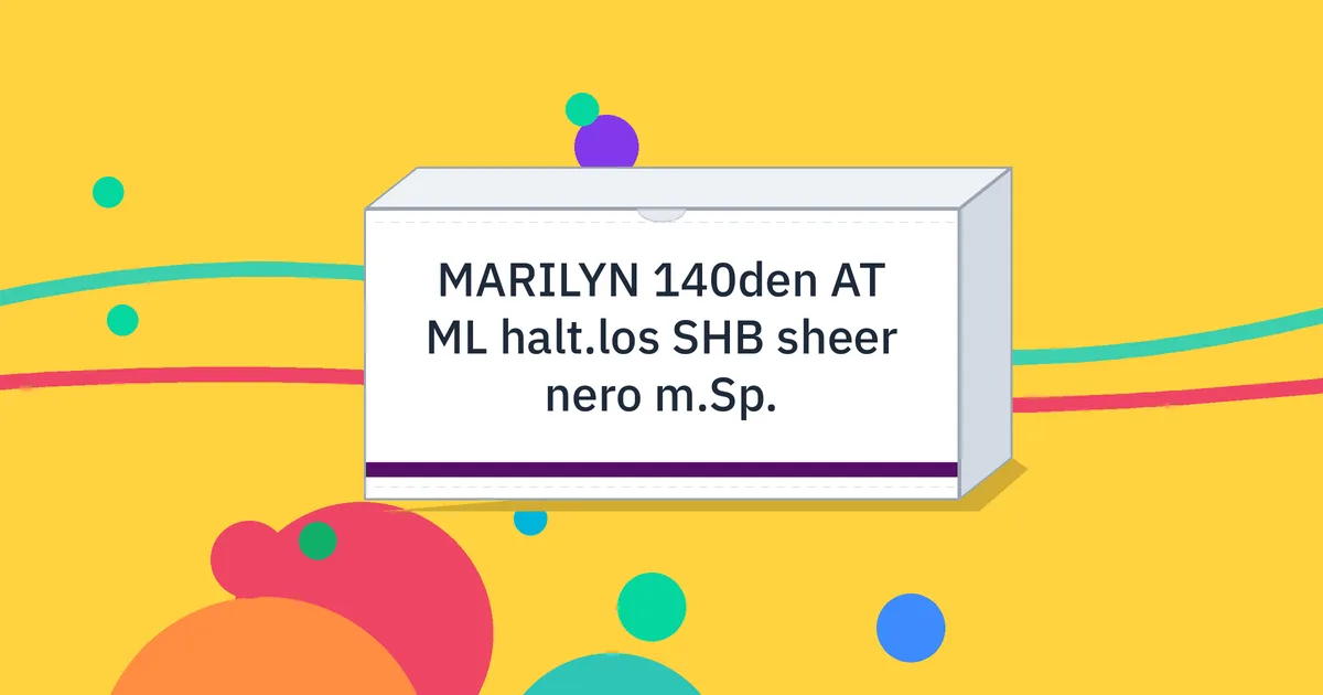 Symbolbild: Packung mit der Aufschrift MARILYN 140den AT ML halt.los SHB sheer nero m.Sp. (PZN 16186863) – Verfügbarkeit und Bezug in Apotheken in Frankfurt am Main