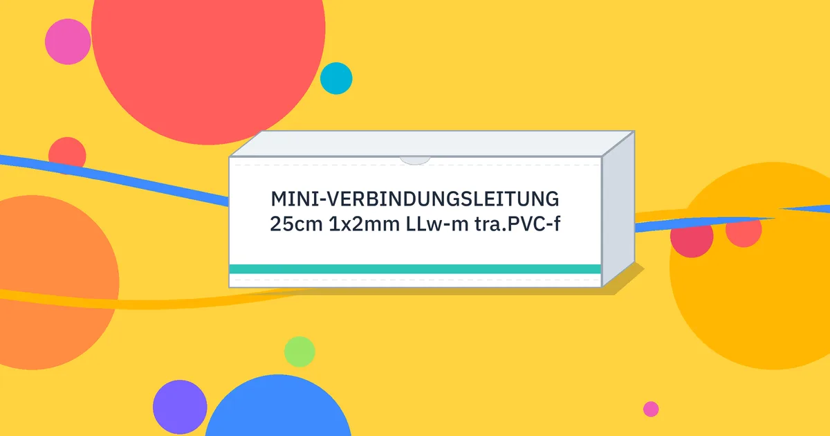 Symbolbild: Packung mit der Aufschrift MINI-VERBINDUNGSLEITUNG 25cm 1x2mm LLw-m tra.PVC-f (PZN 04209464) – Verfügbarkeit und Bezug in Apotheken in Frankfurt am Main
