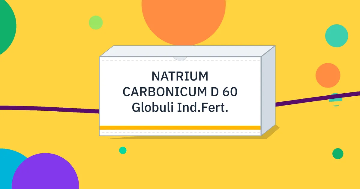 Symbolbild: Packung mit der Aufschrift NATRIUM CARBONICUM D 60 Globuli Ind.Fert. (PZN 17679355) – Verfügbarkeit und Bezug in Apotheken in Frankfurt am Main