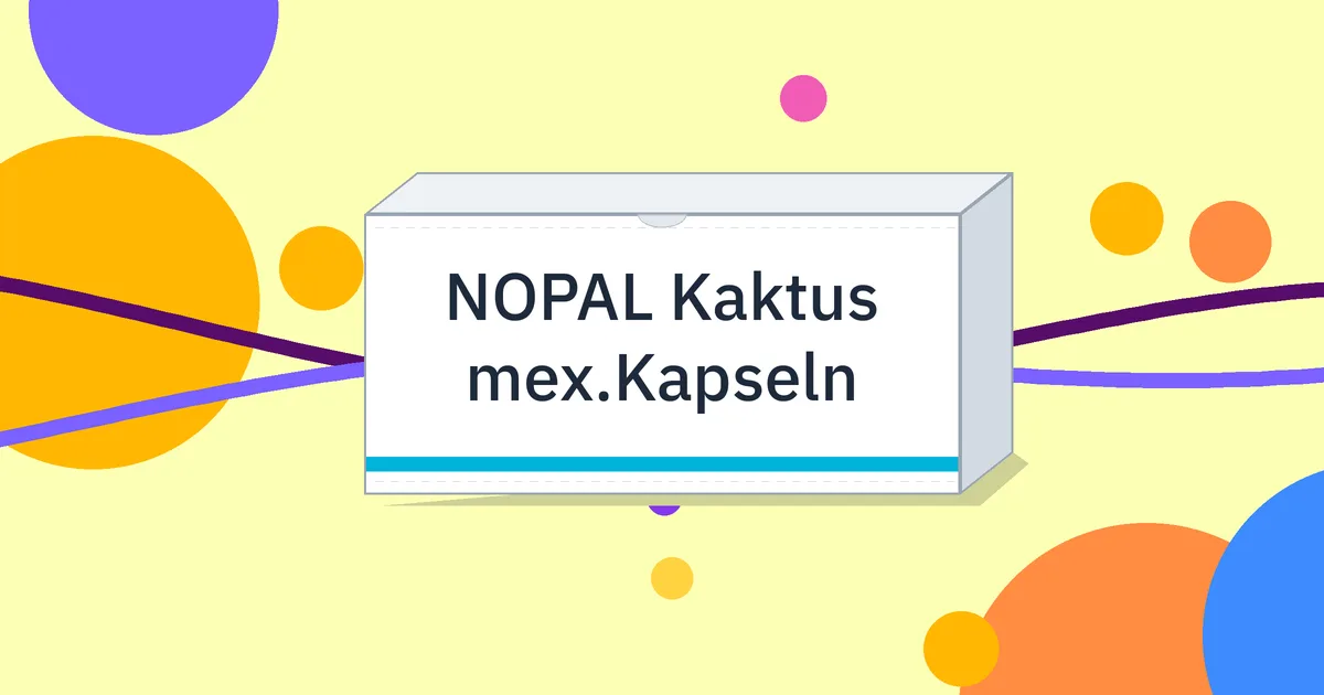 Symbolbild: Packung mit der Aufschrift NOPAL Kaktus mex.Kapseln (PZN 03134072) – Verfügbarkeit und Bezug in Apotheken in Frankfurt am Main