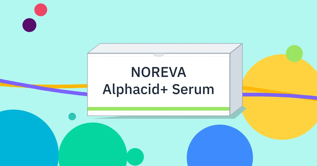 Symbolbild: Packung mit der Aufschrift NOREVA Alphacid+ Serum (PZN 19798839) – Verfügbarkeit und Bezug in Apotheken in Frankfurt am Main
