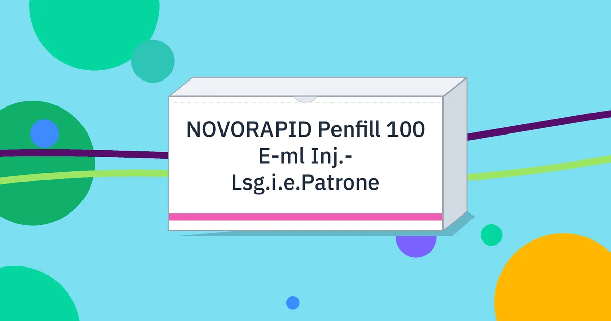 Symbolbild: Packung mit der Aufschrift NOVORAPID Penfill 100 E-ml Inj.-Lsg.i.e.Patrone (PZN 09000102) – Verfügbarkeit und Bezug in Apotheken in Frankfurt am Main