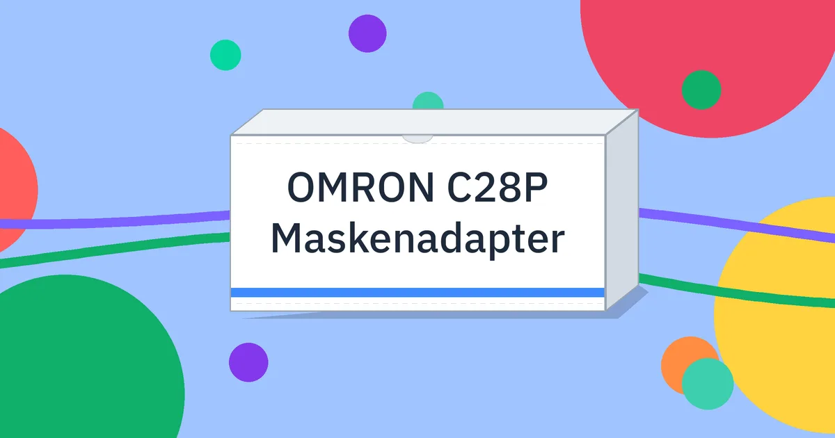 Symbolbild: Packung mit der Aufschrift OMRON C28P Maskenadapter (PZN 16798566) – Verfügbarkeit und Bezug in Apotheken in Frankfurt am Main
