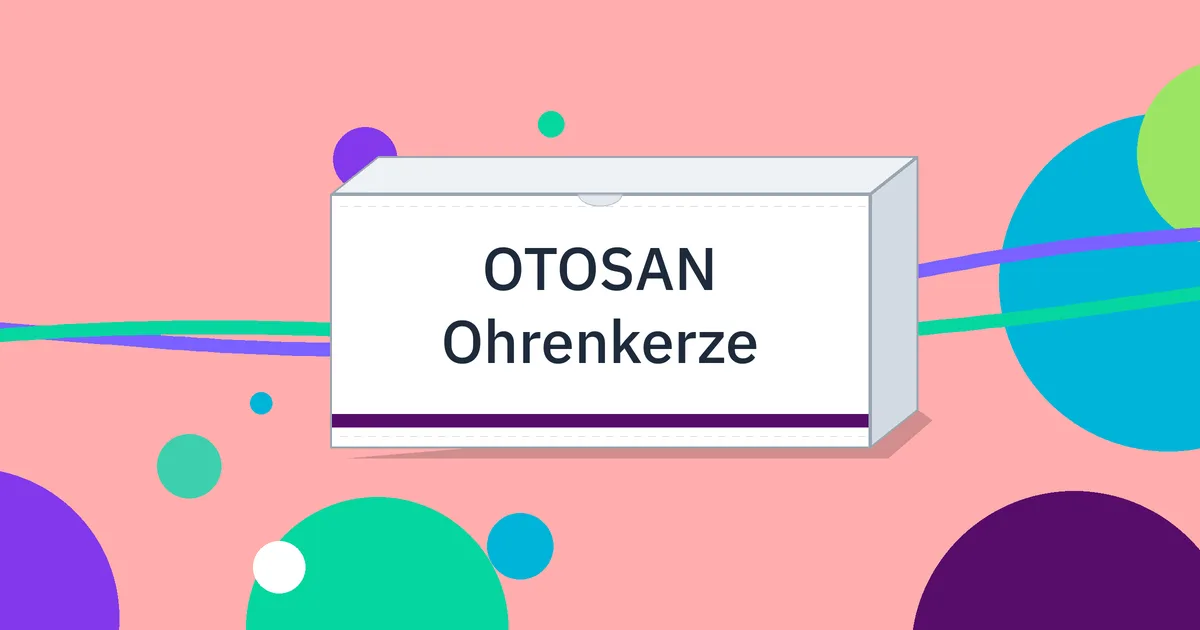 Symbolbild: Packung mit der Aufschrift OTOSAN Ohrenkerze (PZN 12585164) – Verfügbarkeit und Bezug in Apotheken in Frankfurt am Main