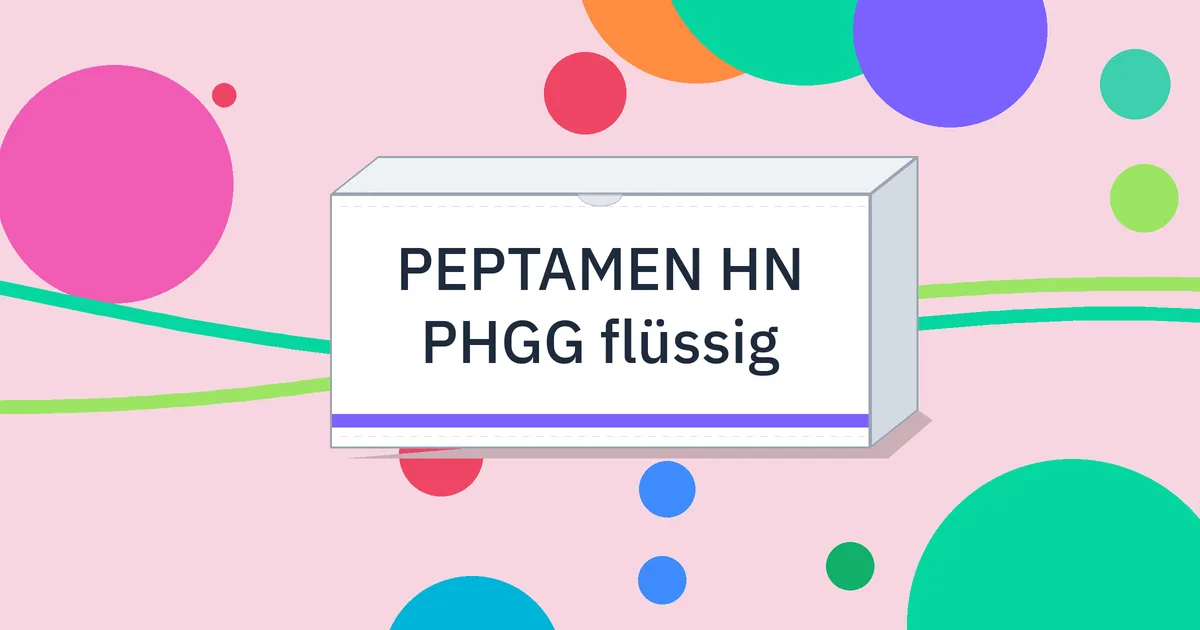 Symbolbild: Packung mit der Aufschrift PEPTAMEN HN PHGG flüssig (PZN 17160802) – Verfügbarkeit und Bezug in Apotheken in Frankfurt am Main