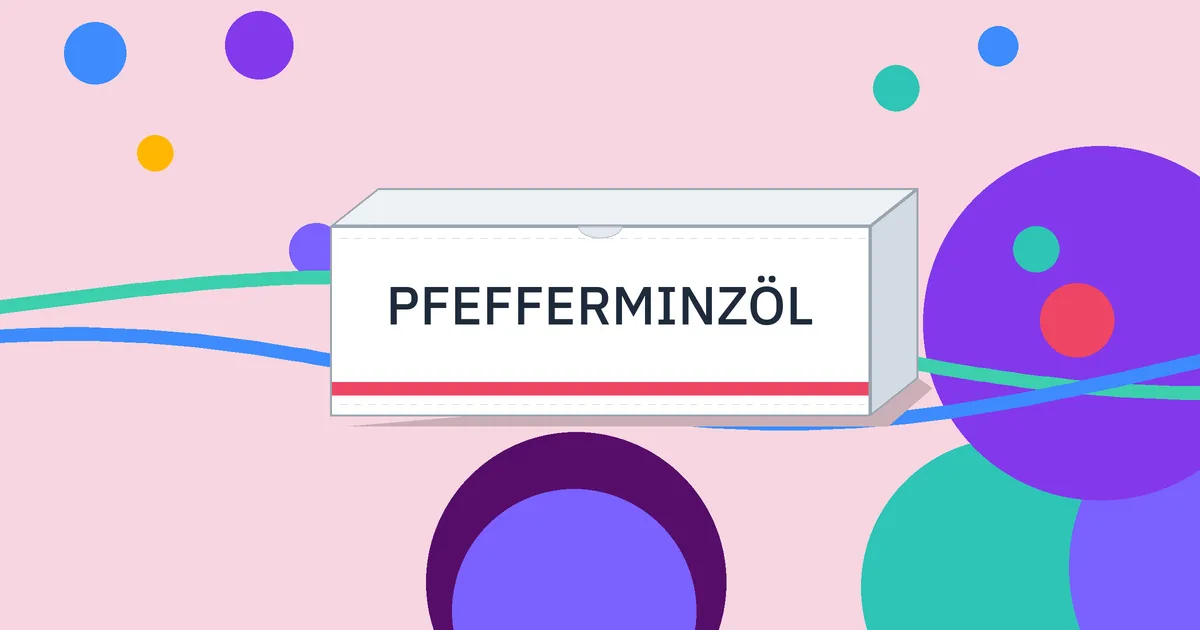 Symbolbild: Packung mit der Aufschrift PFEFFERMINZÖL (PZN 04645219) – Verfügbarkeit und Bezug in Apotheken in Frankfurt am Main