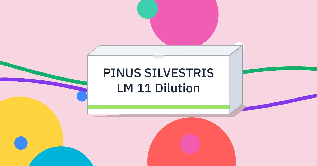 Symbolbild: Packung mit der Aufschrift PINUS SILVESTRIS LM 11 Dilution (PZN 13642941) – Verfügbarkeit und Bezug in Apotheken in Frankfurt am Main