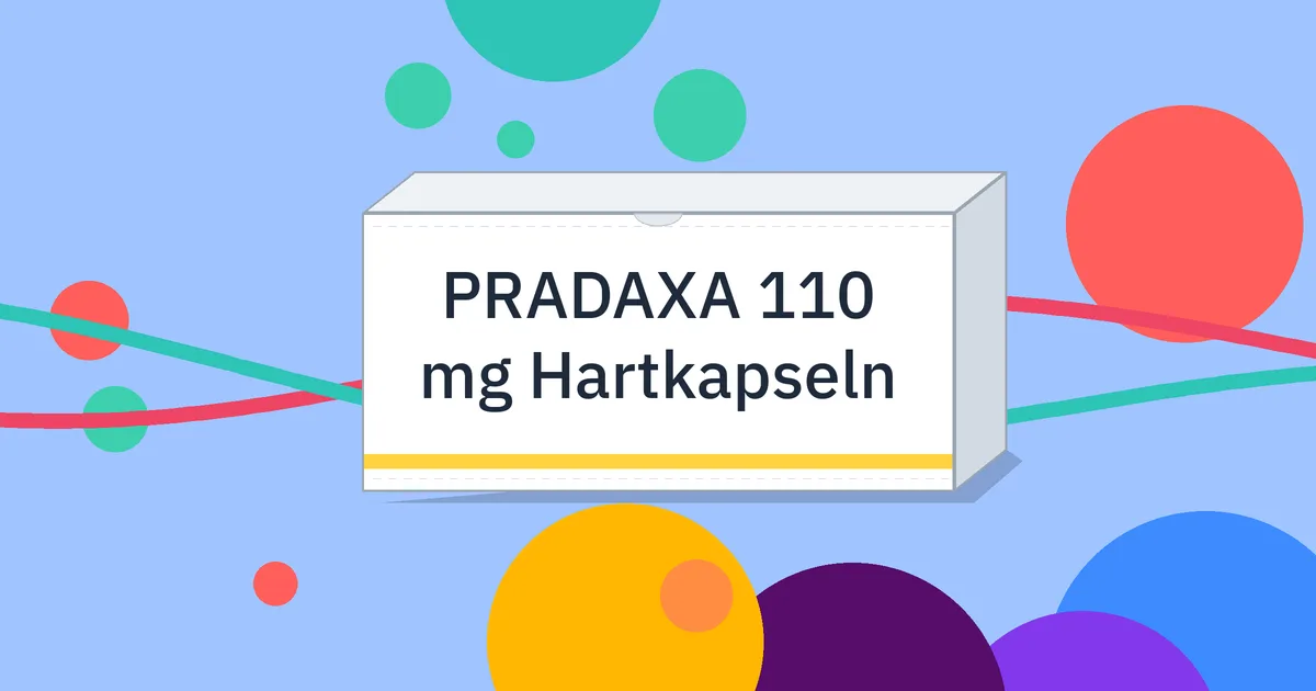 Symbolbild: Packung mit der Aufschrift PRADAXA 110 mg Hartkapseln (PZN 10402685) – Verfügbarkeit und Bezug in Apotheken in Frankfurt am Main