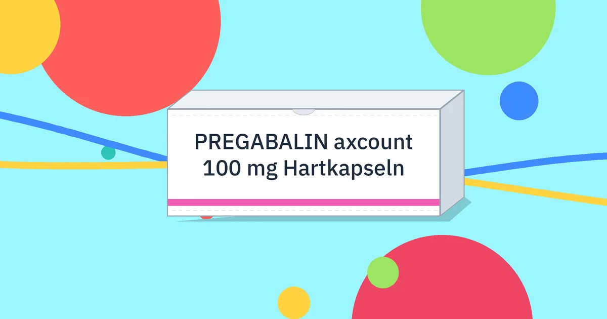Symbolbild: Packung mit der Aufschrift PREGABALIN axcount 100 mg Hartkapseln (PZN 16360605) – Verfügbarkeit und Bezug in Apotheken in Frankfurt am Main