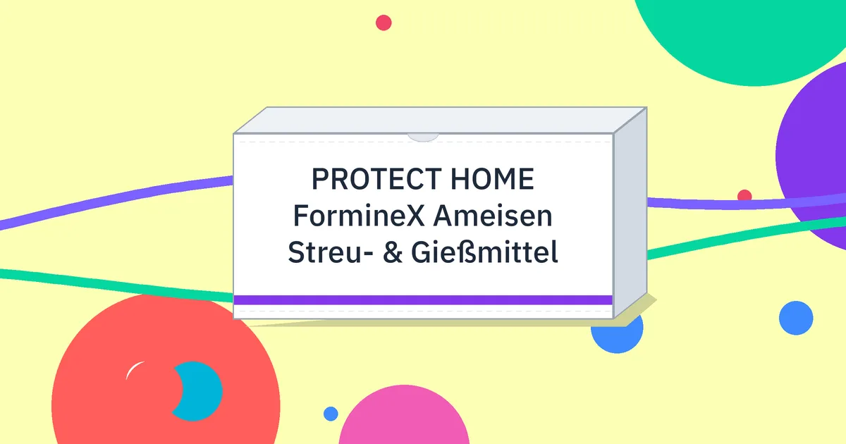 Symbolbild: Packung mit der Aufschrift PROTECT HOME FormineX Ameisen Streu- & Gießmittel (PZN 13753480) – Verfügbarkeit und Bezug in Apotheken in Frankfurt am Main