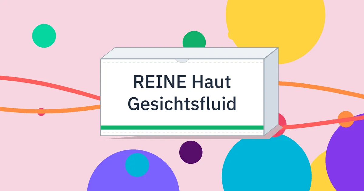 Symbolbild: Packung mit der Aufschrift REINE Haut Gesichtsfluid (PZN 15251191) – Verfügbarkeit und Bezug in Apotheken in Frankfurt am Main