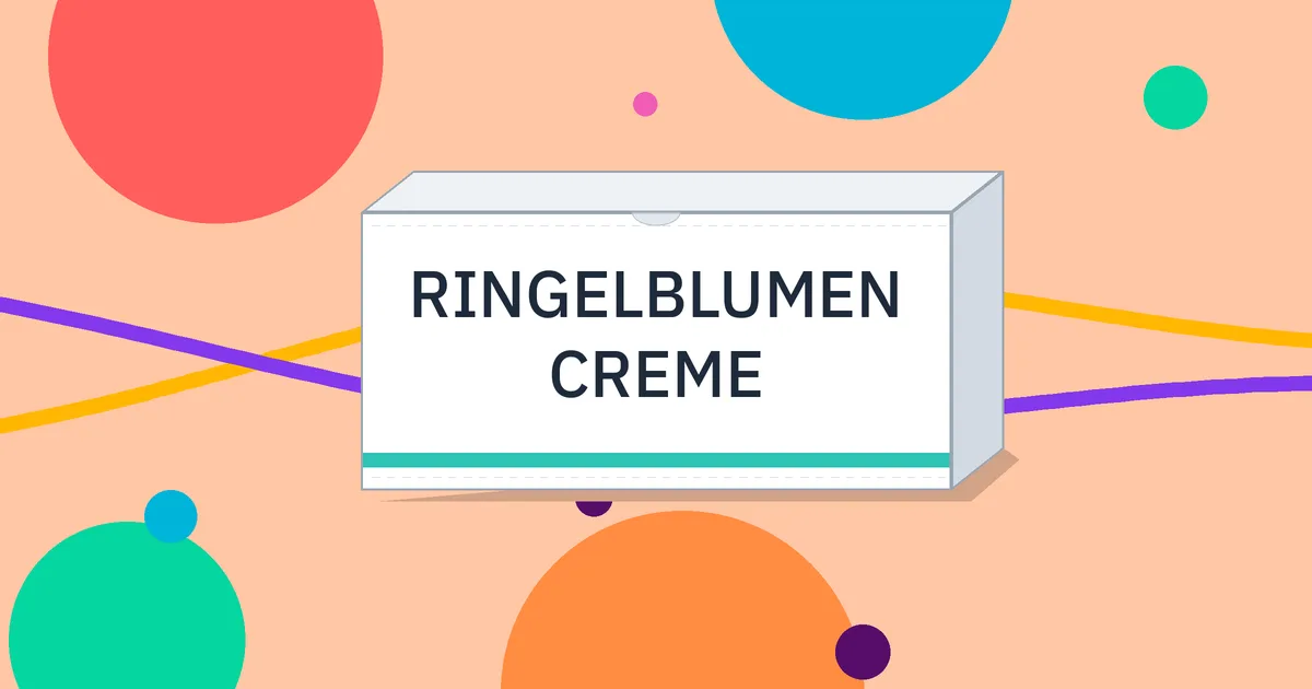 Symbolbild: Packung mit der Aufschrift RINGELBLUMEN CREME (PZN 03562454) – Verfügbarkeit und Bezug in Apotheken in Frankfurt am Main