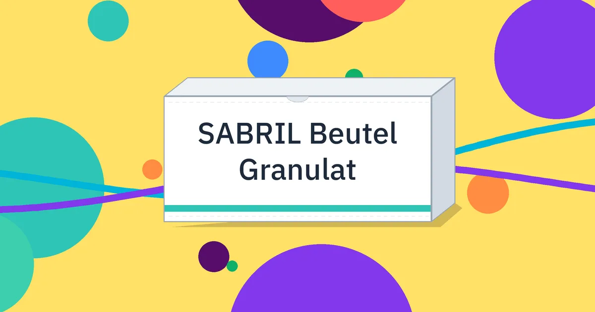 Symbolbild: Packung mit der Aufschrift SABRIL Beutel Granulat (PZN 14022689) – Verfügbarkeit und Bezug in Apotheken in Frankfurt am Main