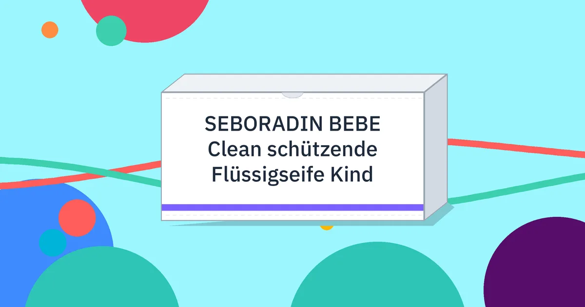 Symbolbild: Packung mit der Aufschrift SEBORADIN BEBE Clean schützende Flüssigseife Kind (PZN 18402934) – Verfügbarkeit und Bezug in Apotheken in Frankfurt am Main
