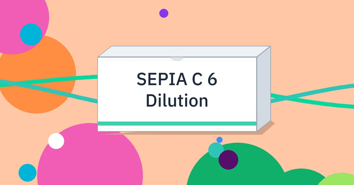 Symbolbild: Packung mit der Aufschrift SEPIA C 6 Dilution (PZN 07180117) – Verfügbarkeit und Bezug in Apotheken in Frankfurt am Main