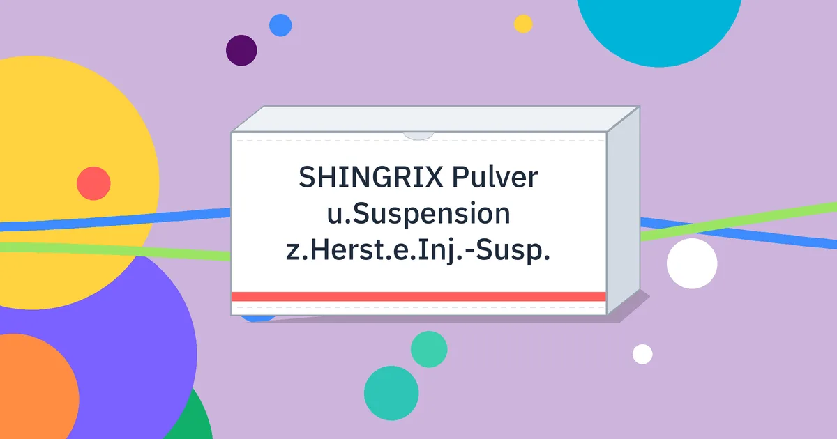 Symbolbild: Packung mit der Aufschrift SHINGRIX Pulver u.Suspension z.Herst.e.Inj.-Susp. (PZN 20092197) – Verfügbarkeit und Bezug in Apotheken in Frankfurt am Main