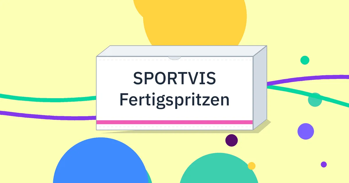 Symbolbild: Packung mit der Aufschrift SPORTVIS Fertigspritzen (PZN 00240968) – Verfügbarkeit und Bezug in Apotheken in Frankfurt am Main