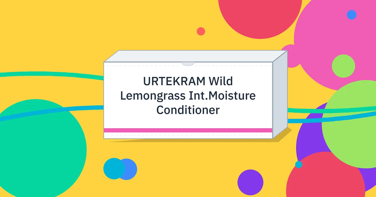 Symbolbild: Packung mit der Aufschrift URTEKRAM Wild Lemongrass Int.Moisture Conditioner (PZN 19478394) – Verfügbarkeit und Bezug in Apotheken in Frankfurt am Main