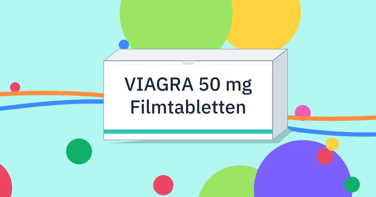 Symbolbild: Packung mit der Aufschrift VIAGRA 50 mg Filmtabletten (PZN 08906792) – Verfügbarkeit und Bezug in Apotheken in Frankfurt am Main