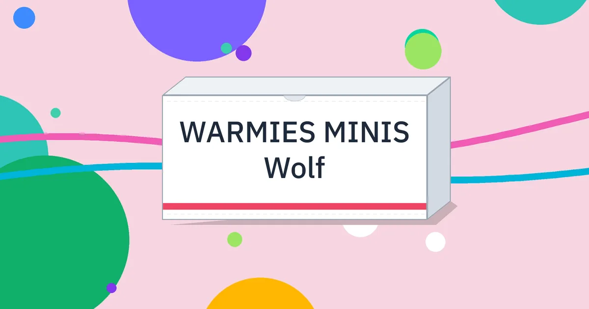 Symbolbild: Packung mit der Aufschrift WARMIES MINIS Wolf (PZN 18206653) – Verfügbarkeit und Bezug in Apotheken in Frankfurt am Main