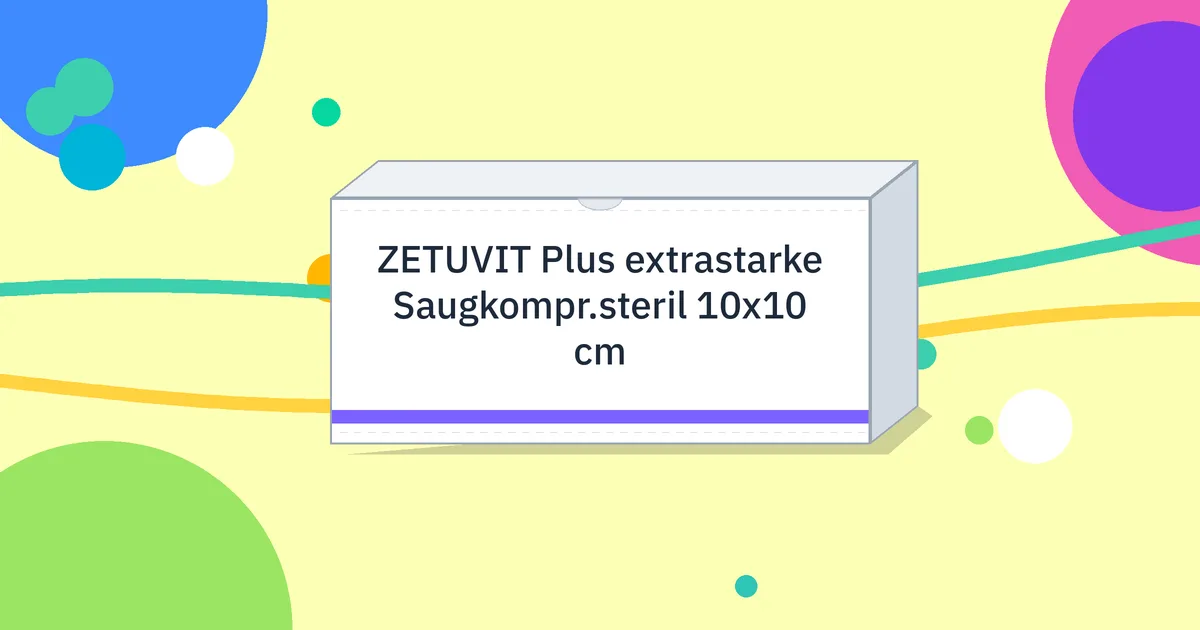 Symbolbild: Packung mit der Aufschrift ZETUVIT Plus extrastarke Saugkompr.steril 10x10 cm (PZN 19900143) – Verfügbarkeit und Bezug in Apotheken in Frankfurt am Main