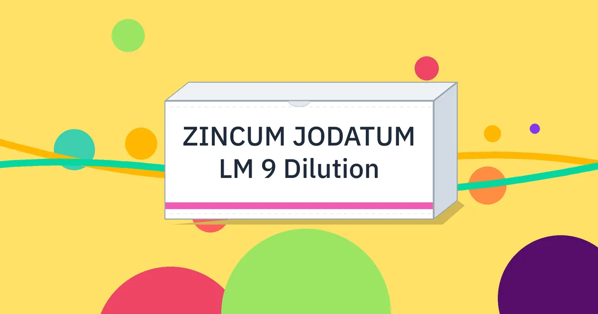 Symbolbild: Packung mit der Aufschrift ZINCUM JODATUM LM 9 Dilution (PZN 13294003) – Verfügbarkeit und Bezug in Apotheken in Frankfurt am Main