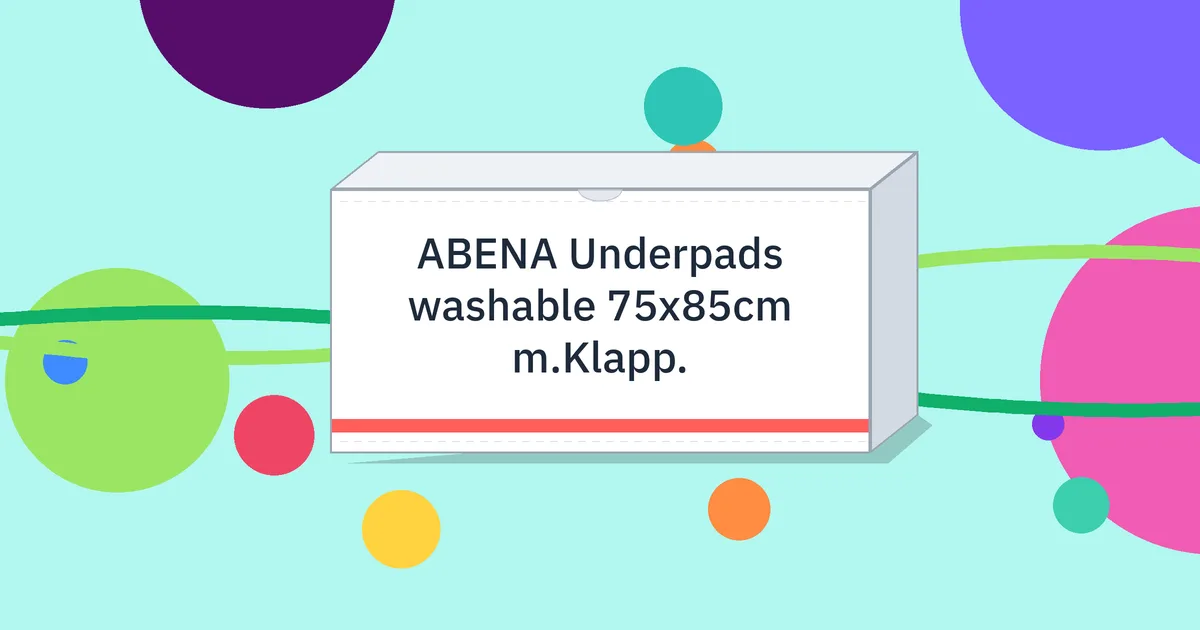 Symbolbild: Packung mit der Aufschrift ABENA Underpads washable 75x85cm m.Klapp. (PZN 18745060) – Verfügbarkeit und Bezug in Apotheken in Frankfurt am Main
