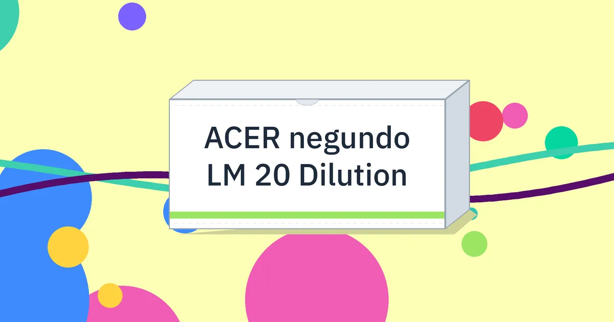 Symbolbild: Packung mit der Aufschrift ACER negundo LM 20 Dilution (PZN 13264373) – Verfügbarkeit und Bezug in Apotheken in Frankfurt am Main