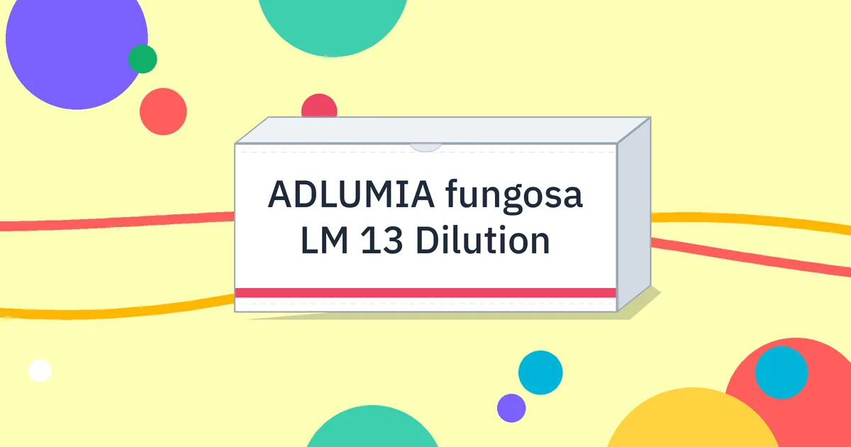 Symbolbild: Packung mit der Aufschrift ADLUMIA fungosa LM 13 Dilution (PZN 13296427) – Verfügbarkeit und Bezug in Apotheken in Frankfurt am Main