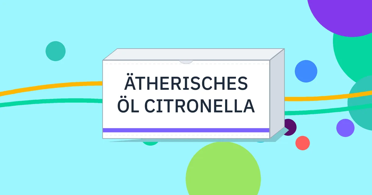 Symbolbild: Packung mit der Aufschrift ÄTHERISCHES ÖL CITRONELLA (PZN 20026680) – Verfügbarkeit und Bezug in Apotheken in Frankfurt am Main