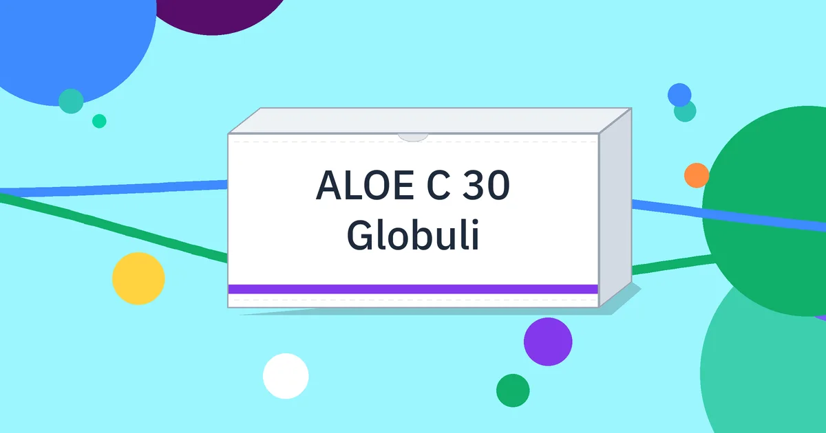 Symbolbild: Packung mit der Aufschrift ALOE C 30 Globuli (PZN 04202628) – Verfügbarkeit und Bezug in Apotheken in Frankfurt am Main